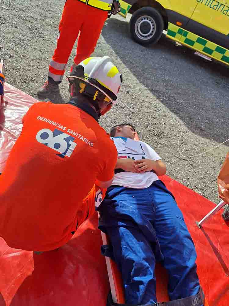 El 061 de Andalucía acoge la evaluación del sistema europeo de triaje en un simulacro de ...